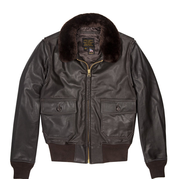 Men's Long Brown Leather Jacket | Long Navy Jacket