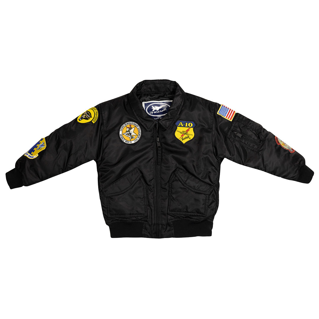 Kid's Pink MA-1 Nylon Bomber Jacket | Cockpit USA