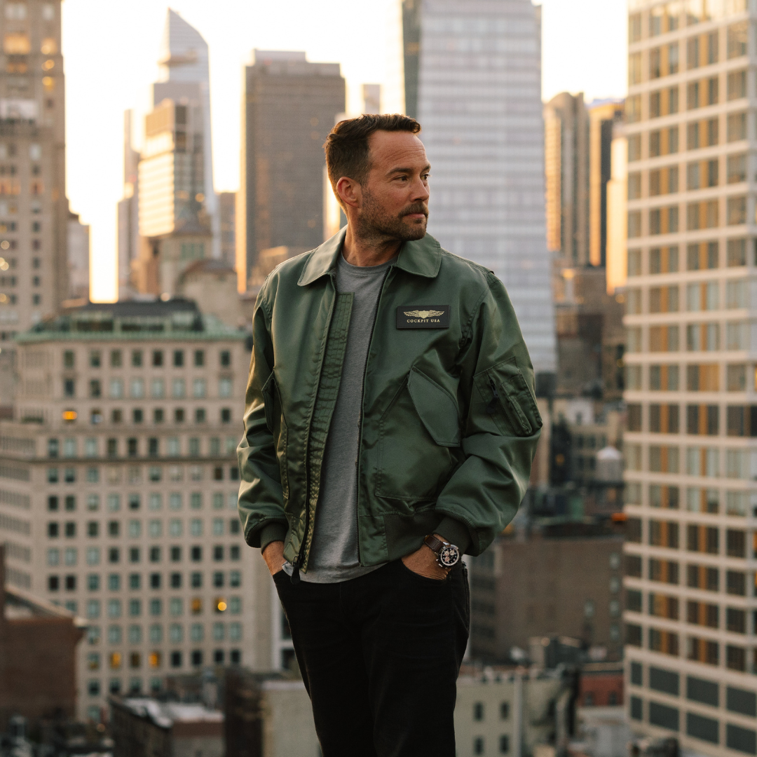 US Fighter Weapons Jacket | Nylon Satin Jacket | Cockpit USA