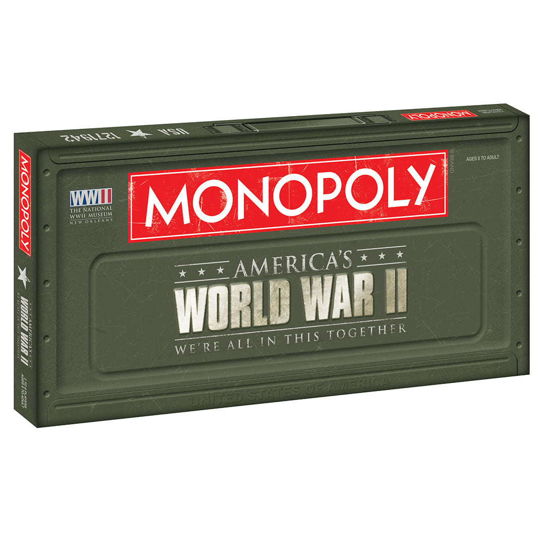 Historical World War II Monopoly Board Game | Cockpit USA