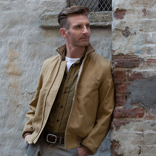 Lightweight Khaki Jacket | Men’s Light Cotton Jacket