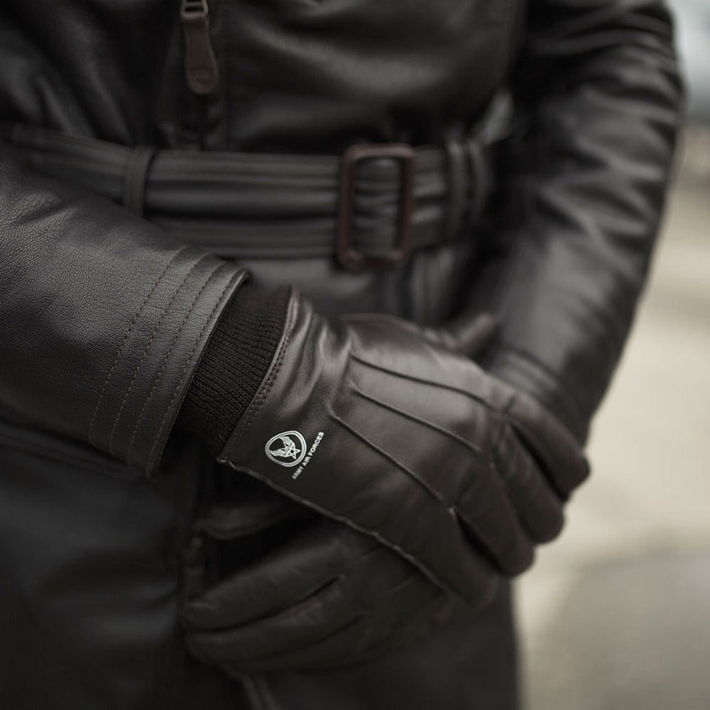 A-10 Leather Flight Gloves | WWII Pilot Gloves Made in USA