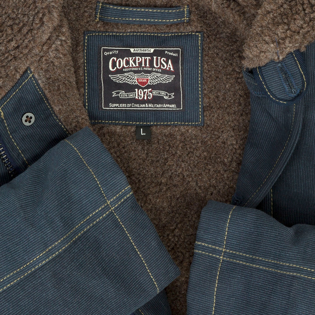 US Navy N1 Bedford Cord Deck Jacket | Navy Working Jacket
