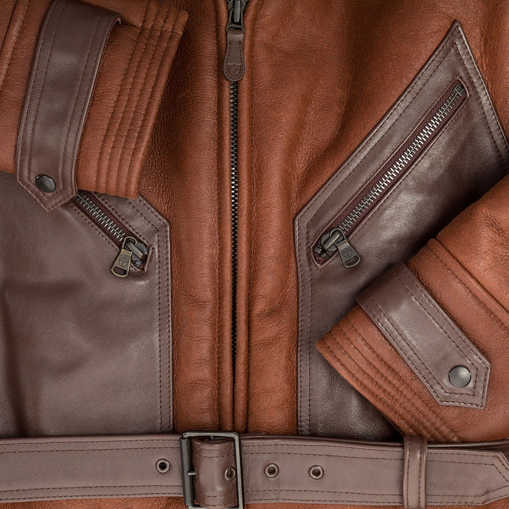 Sheepskin Leather Flight Suit - Authentic-Style | Cockpit USA