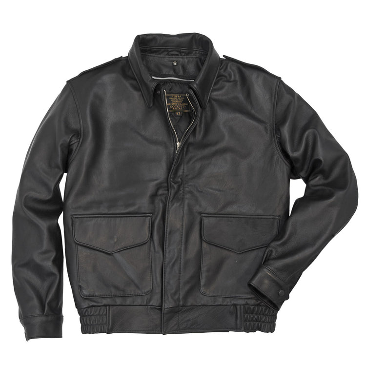 Flight Crew Jacket | Rugged Leather Jacket | Cockpit USA