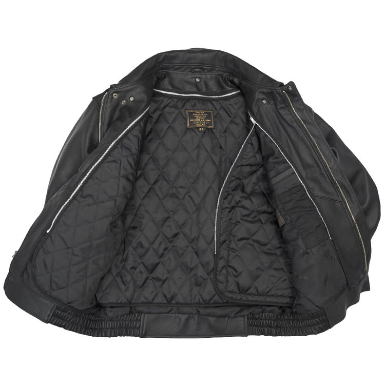 Flight Crew Jacket | Rugged Leather Jacket | Cockpit USA