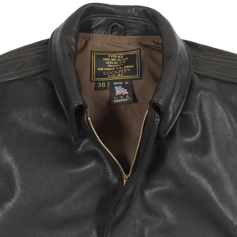 U.S. Air Force A2 Bomber Flight Jacket for Pilots | Cockpit USA