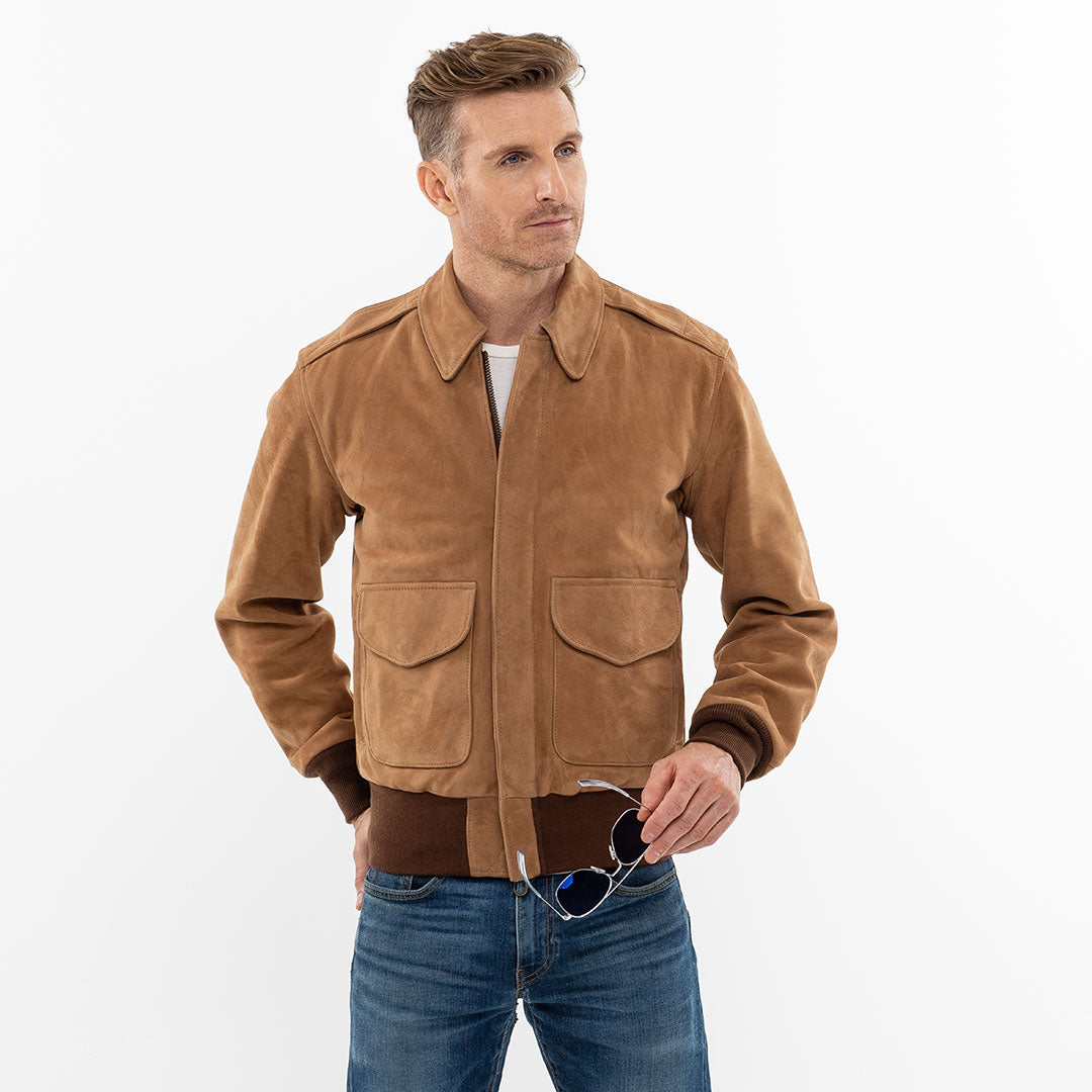 Suede Pilot Jacket | Pilot Coat | Cockpit USA