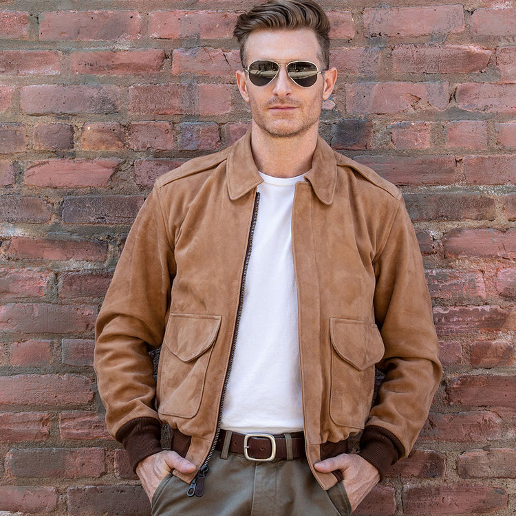 Suede Pilot Jacket | Pilot Coat | Cockpit USA