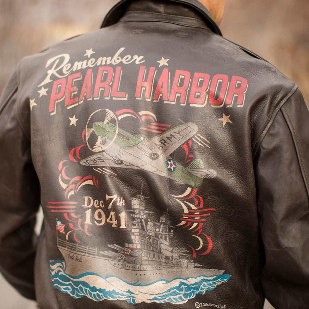 Pearl Harbor Leather Jacket | Men's Horsehide Leather Jacket – Cockpit USA